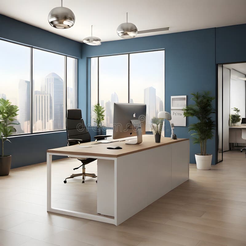 Modern Business Hub: a Visual Insight into the New Office Space Stock ...