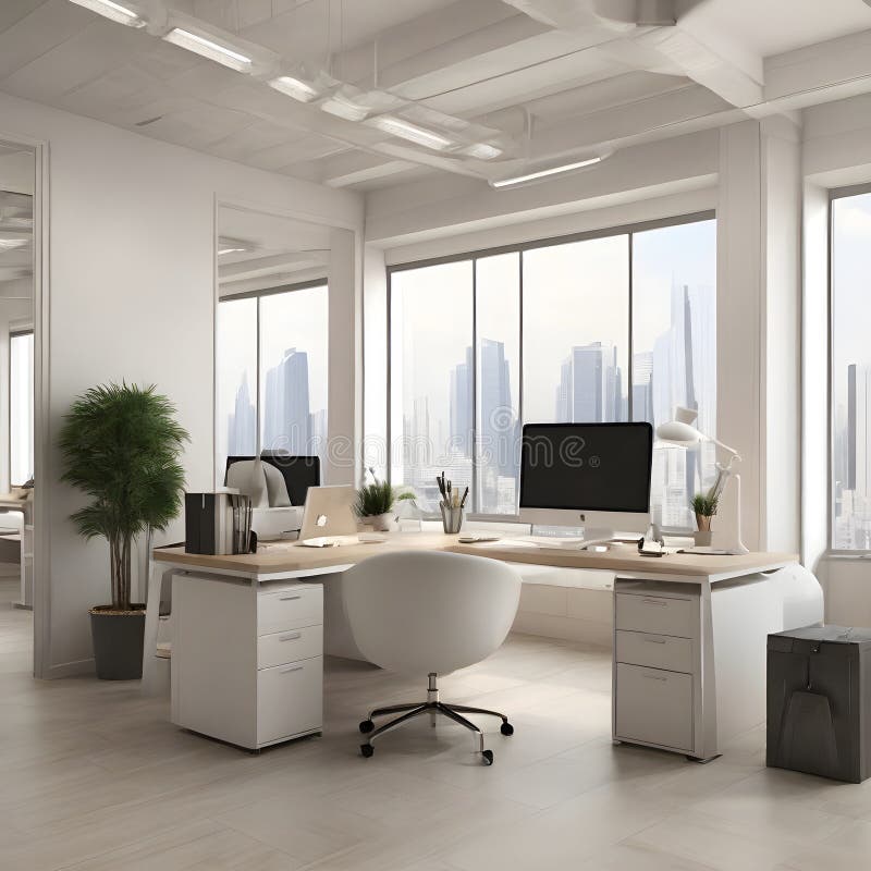 Modern Business Hub: a Visual Insight into the New Office Space Stock ...