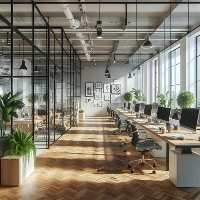 Modern Business Hub: a Visual Insight into the New Office Space Stock ...