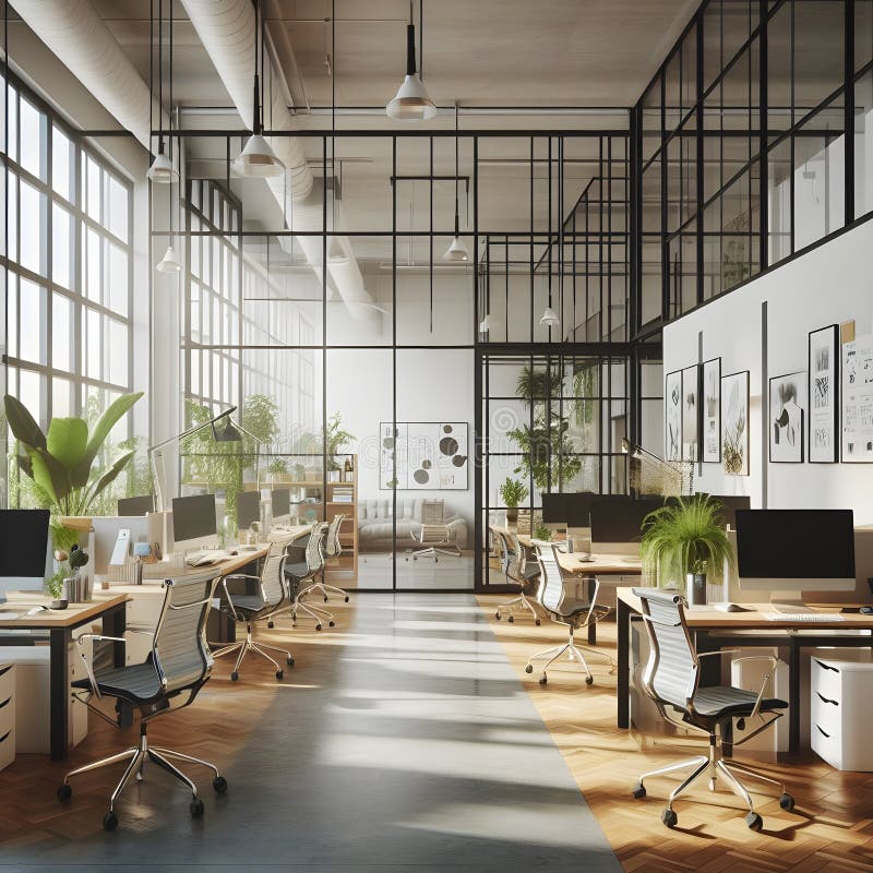 Modern Business Hub: a Visual Insight into the New Office Space Stock ...