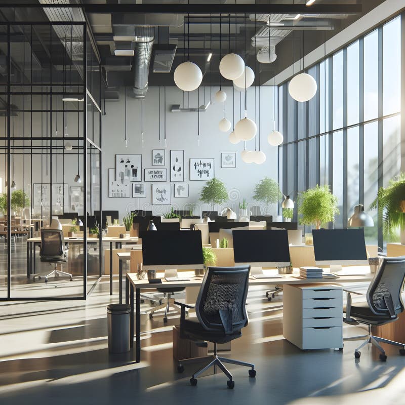 Modern Business Hub: a Visual Insight into the New Office Space Stock ...