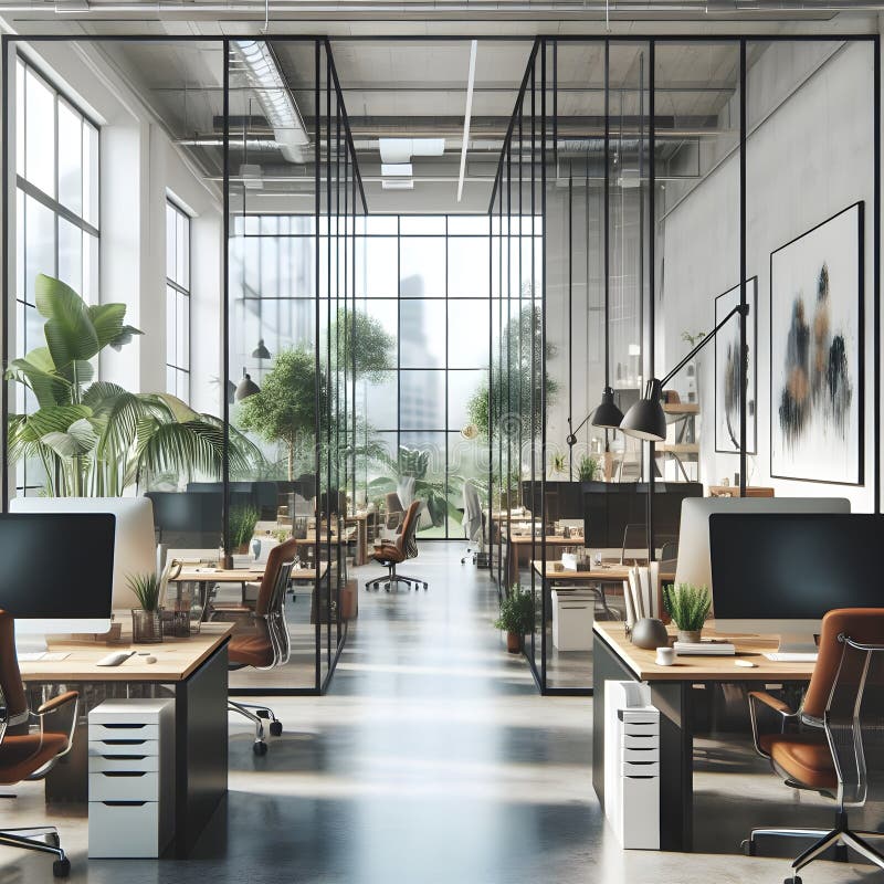 Modern Business Hub: a Visual Insight into the New Office Space Stock ...