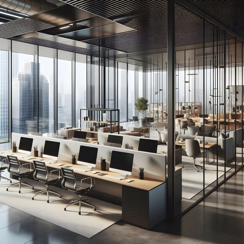 Modern Business Hub: a Visual Insight into the New Office Space Stock ...