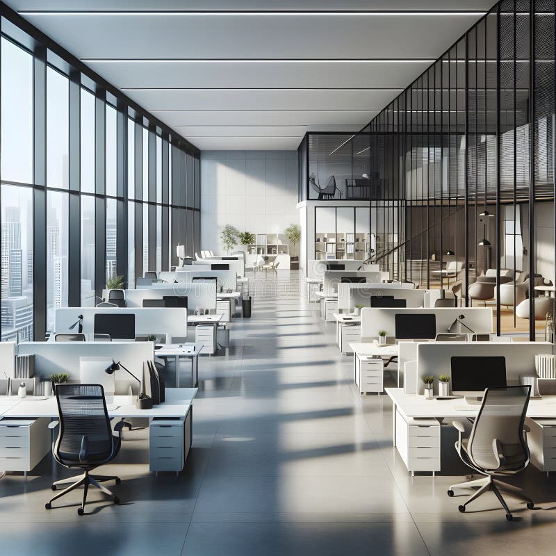 Modern Business Hub: a Visual Insight into the New Office Space Stock ...