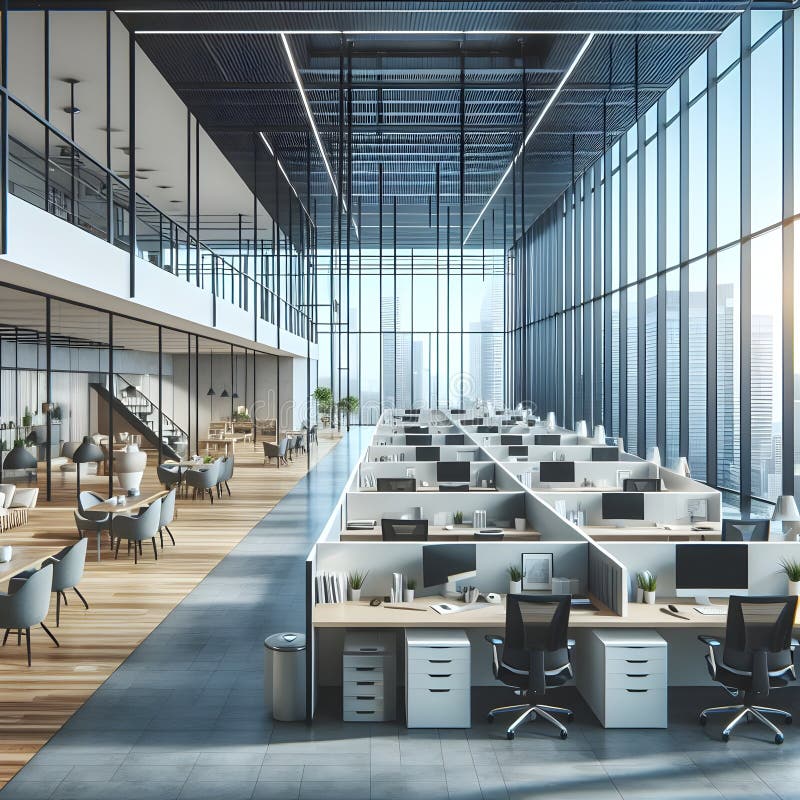 Modern Business Hub: a Visual Insight into the New Office Space Stock ...