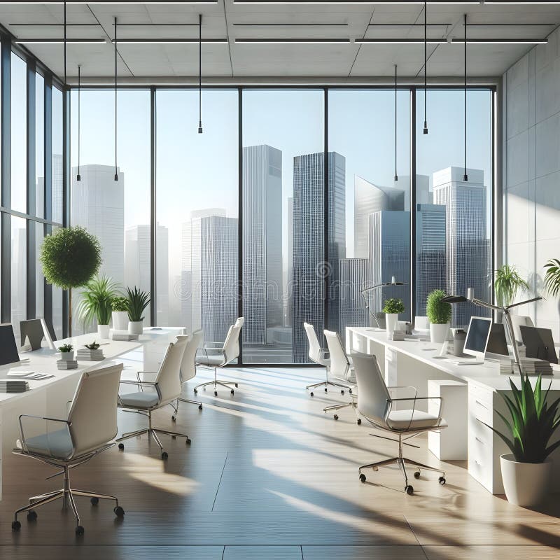 Modern Business Hub: a Visual Insight into the New Office Space Stock ...