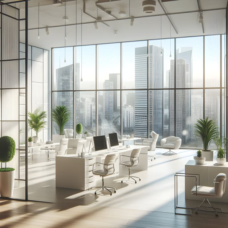Modern Business Hub: a Visual Insight into the New Office Space Stock ...