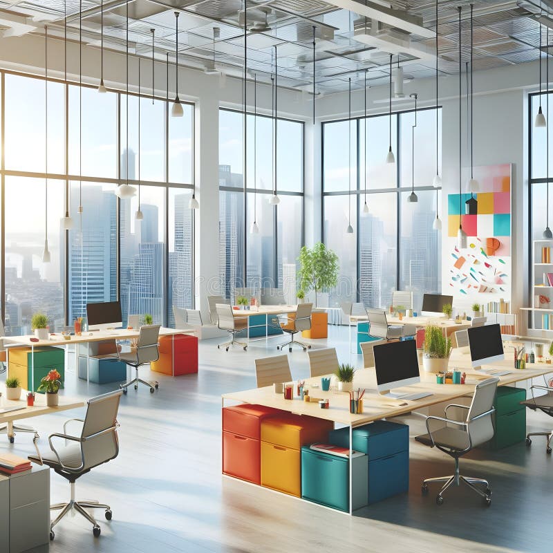 Modern Business Hub: a Visual Insight into the New Office Space Stock ...