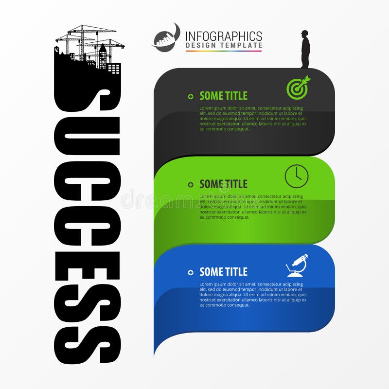 Modern Business Infographic Template. Success Concept Stock Vector ...