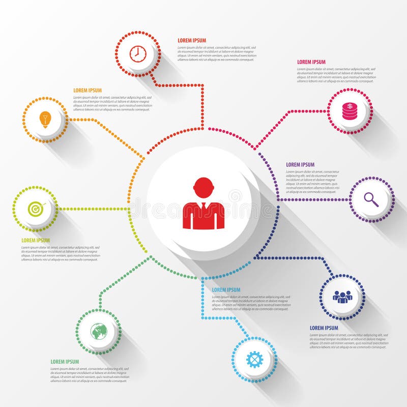 Logical Fallacies Infographic Icons Stock Vector - Illustration of ...