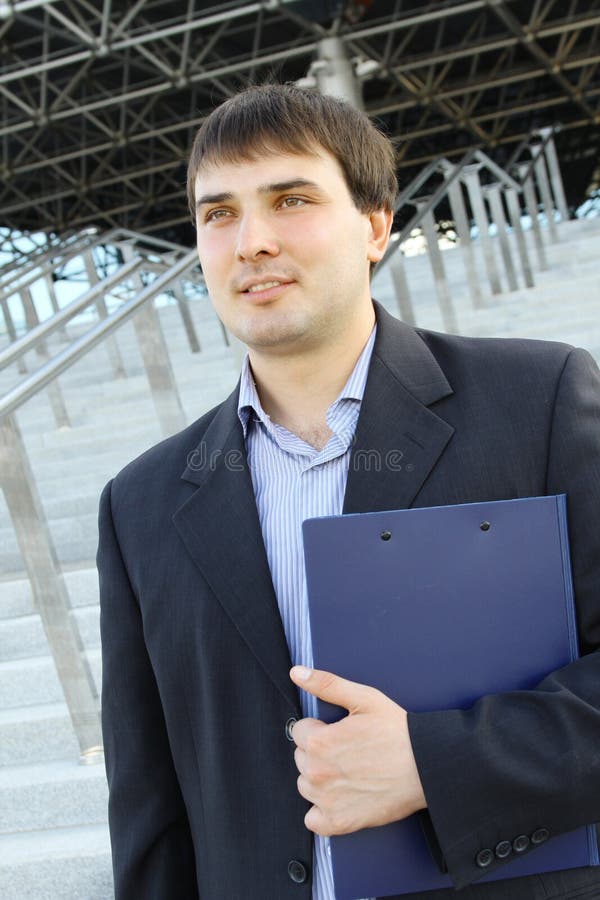 Modern business man stock image. Image of foreground - 19563741