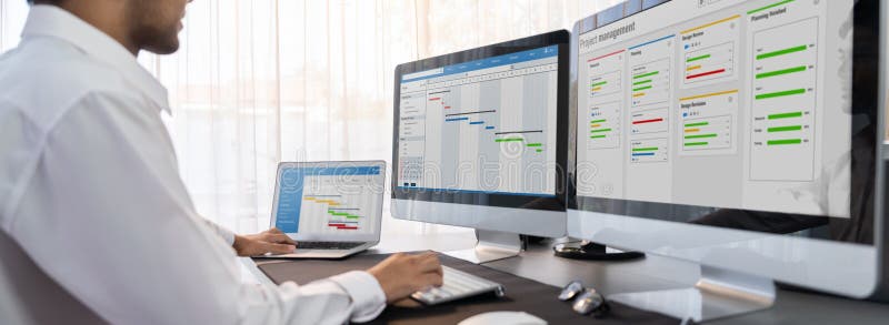 Modern Business Management and Work Flow Organization. Trailblazing ...