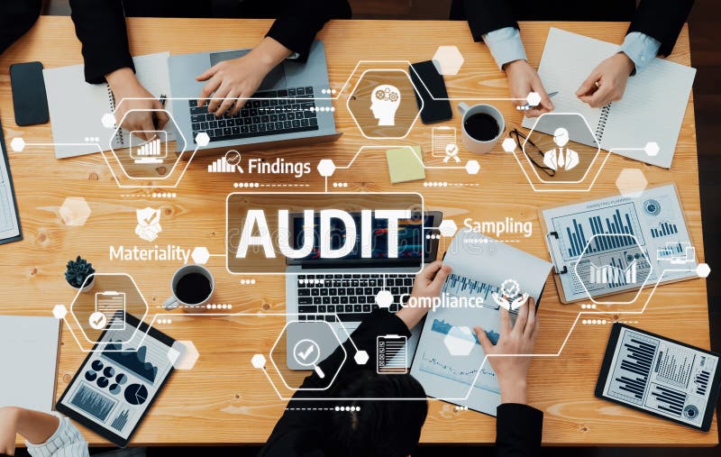 Modern Business Meeting on Audit Practices Featuring Digital Tools ...