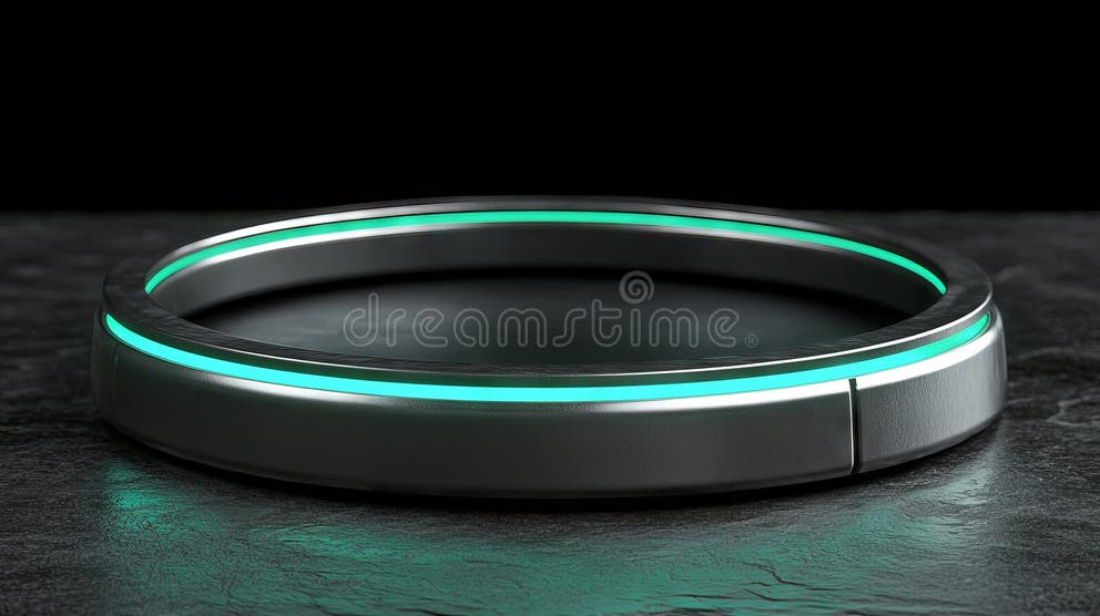 A Modern Business Presentation Concept Showcasing a Circular Technology ...