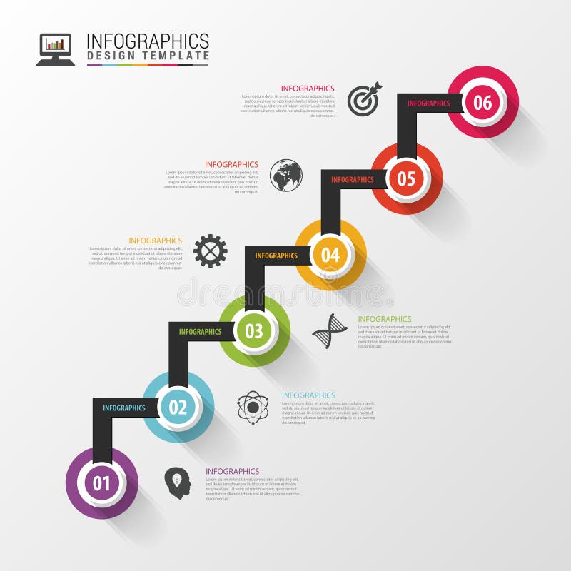 Modern Business Step by Step Options Infographics. Vector Stock Vector ... Modern Business Step by Step Options Infographics. Vector Stock Vector ...