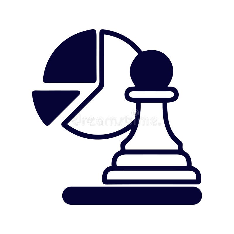 Modern Business Strategic Icon Stock Vector - Illustration of ...