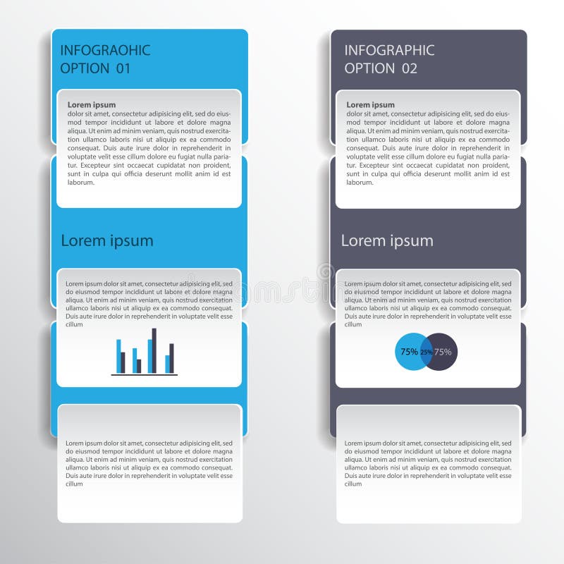 Modern Business Style Options Banner. Vector Eps10 Stock Vector ...