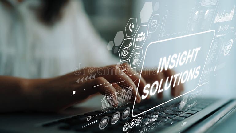 Modern Business Technology Focused on Data Insight and Solution ...