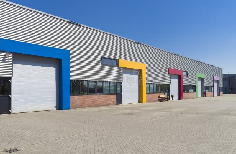 Modern business unit stock image. Image of industry, door - 25948175