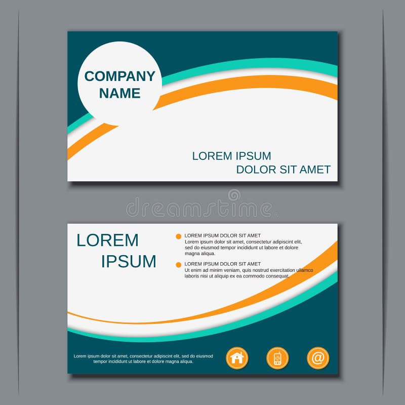 Business Visiting Card Vector Design Template Stock Vector ...