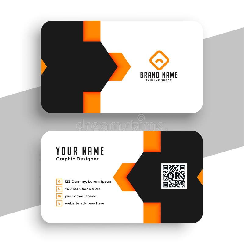 Modern Business Visiting Card Layout a Ready To Print Design Stock ...