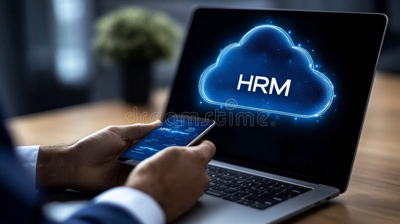 Accessing Cloud Based Human Resource Management System Stock Illustrations – 11 Accessing Cloud ...