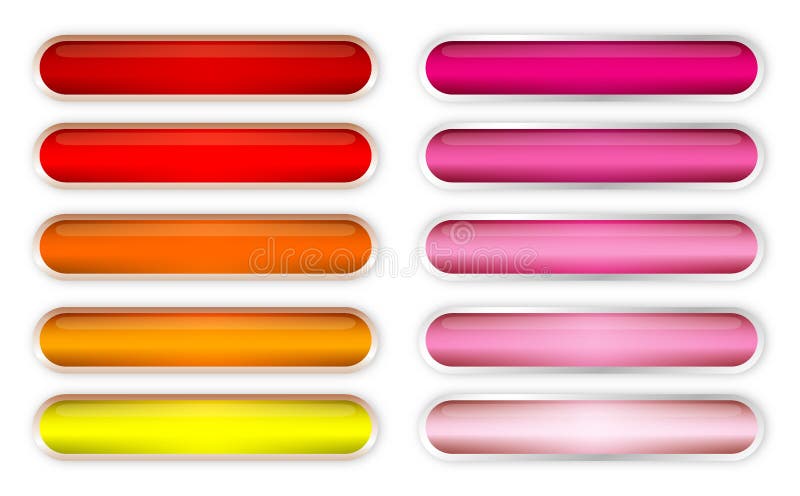 Modern button stock vector. Illustration of button, light - 14159221