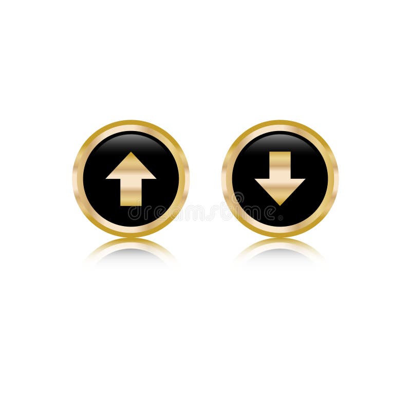 Modern Button with Download and Upload 3d for Concept Design. Load ...