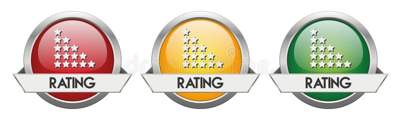 Modern Button Vector Rating Stock Vector - Illustration of design ...