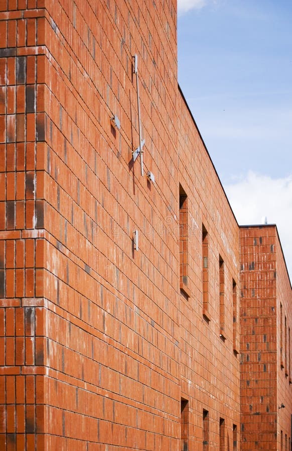 Modern Byggnads Murar I Perspektiv. Fotografering för Bildbyråer - Bild ...