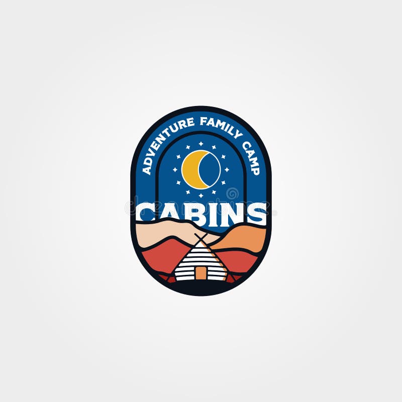 Modern Cabin Emblem Logo Vector Illustration Design, Cottage Logo ...