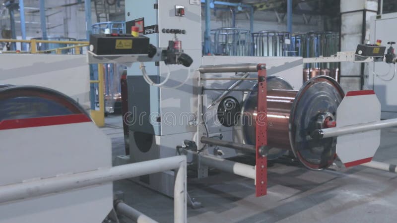 Modern Cable Manufacturing Plant, Cable Production Line. Cable ...