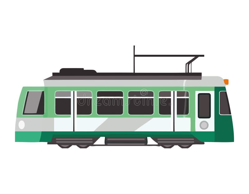 Cartoon Green Tram Stock Illustrations – 74 Cartoon Green Tram Stock ...
