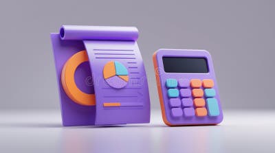 Modern Calculator and Data Visualization Tools in Pastel Colors for ...