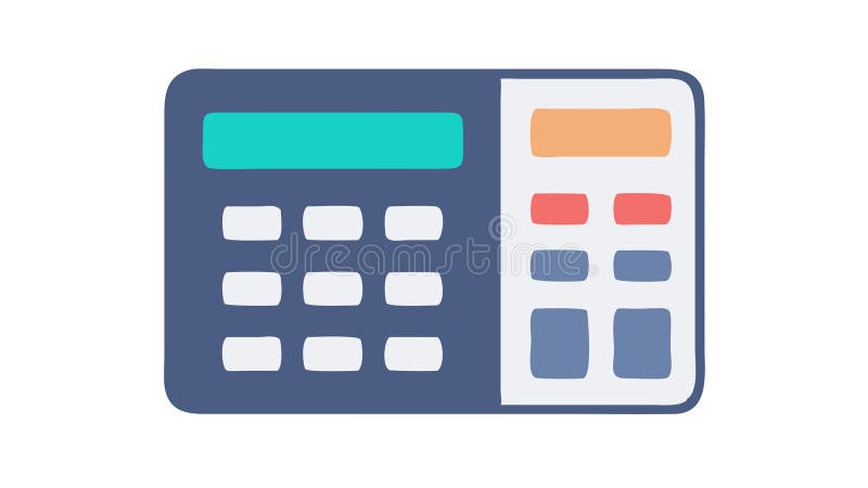 Modern Calculator Icon, Essential Tool for Finance and Mathematics ...