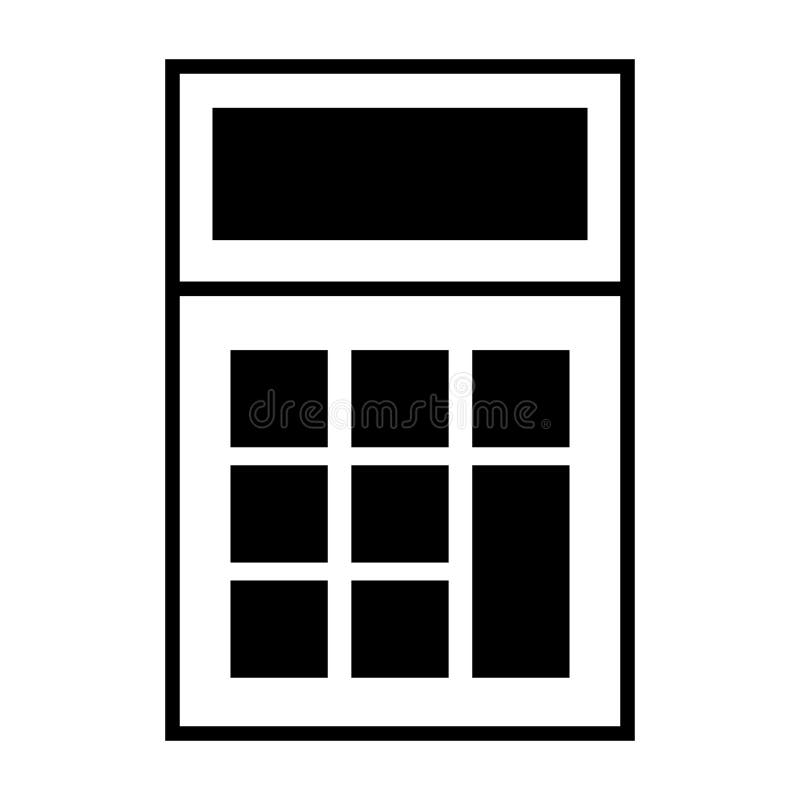 Modern Calculator Icon for Mobile Apps and Design. Finances Conceps ...