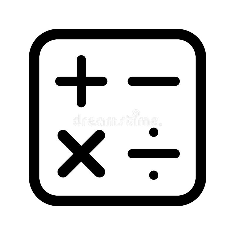 Modern Calculator Icon for Mobile Apps and Design. Finances Conceps ...