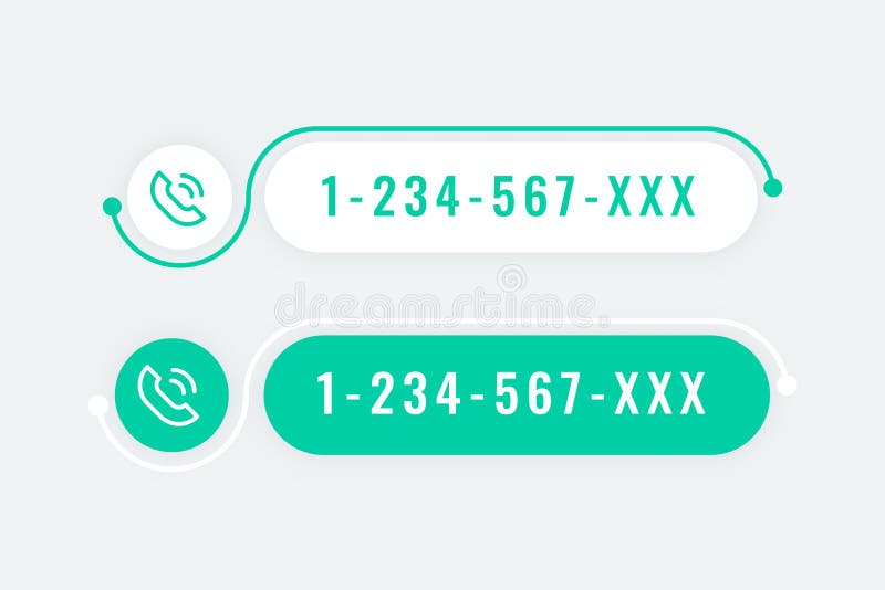 Modern Call Us Now Template for Business Communication Stock Vector ...