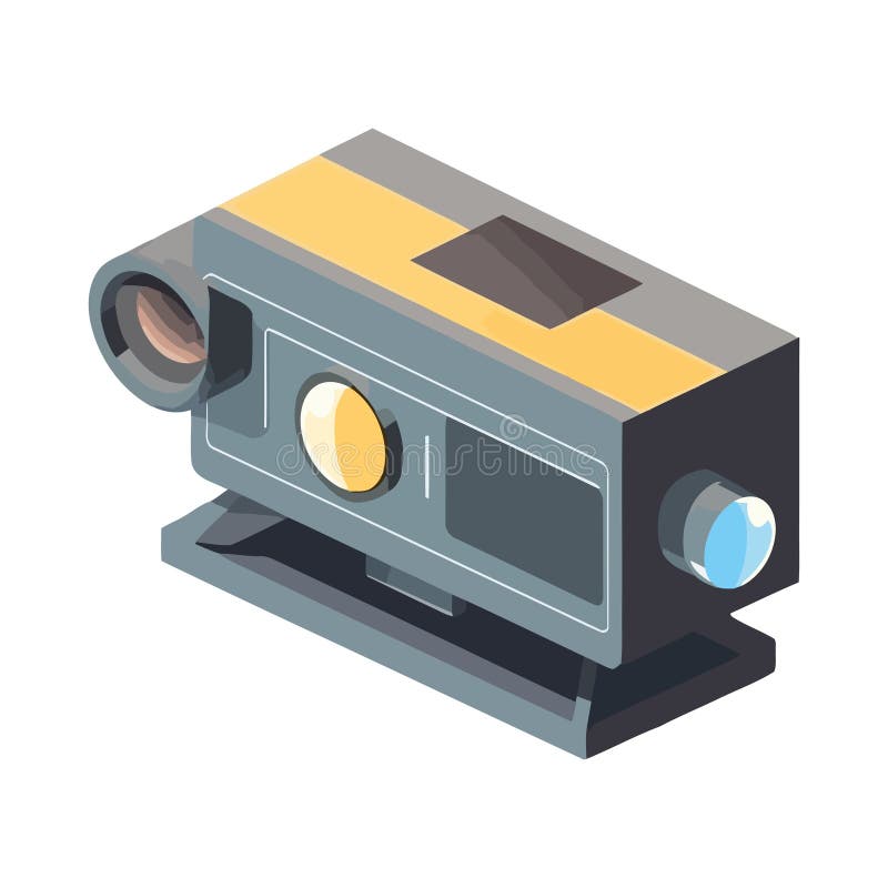 Modern Camera Film Industry Backdrop Stock Vector - Illustration of ...