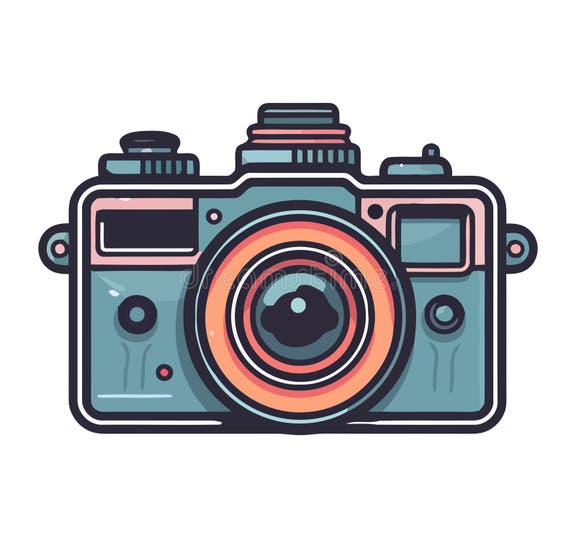 Modern Camera Technology and Creativity Stock Vector - Illustration of ...