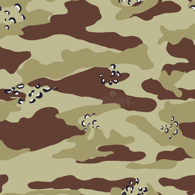 Modern Camouflage Military Style Design Seamless Pattern Stock ...