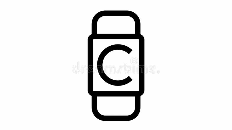 Modern Captain Animated Icon - Sport Captain Symbol Motion Design Stock ...