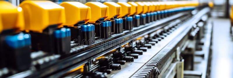 Modern Car Assembly Line a View of the Production Process in Automotive ...