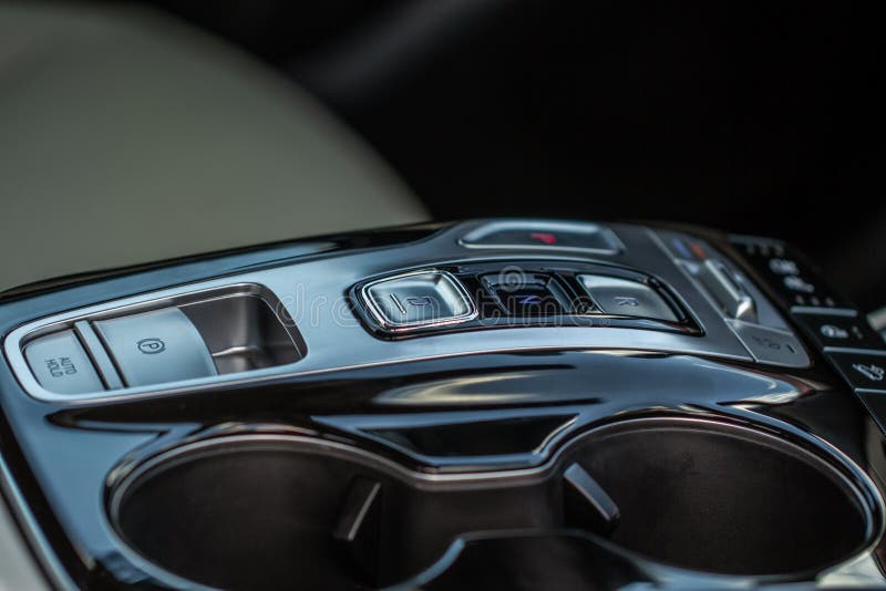 Modern Car Automatic Gearbox. Stock Photo - Image of detail, automotive ...