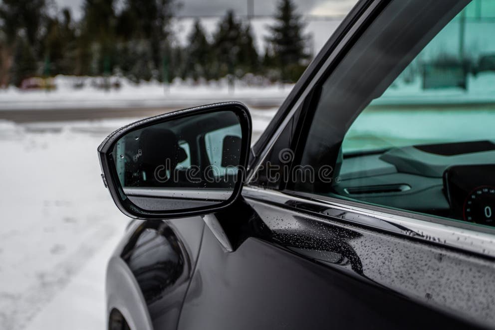 Modern car BCW system. stock photo. Image of traffic - 269988932