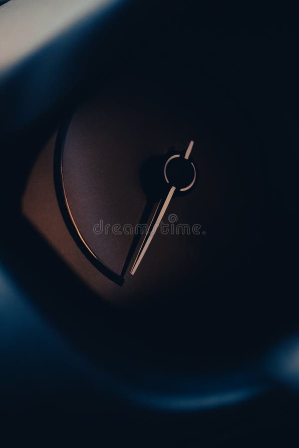 Modern Car Blank Black Speedometer Stock Image - Image of fast ...