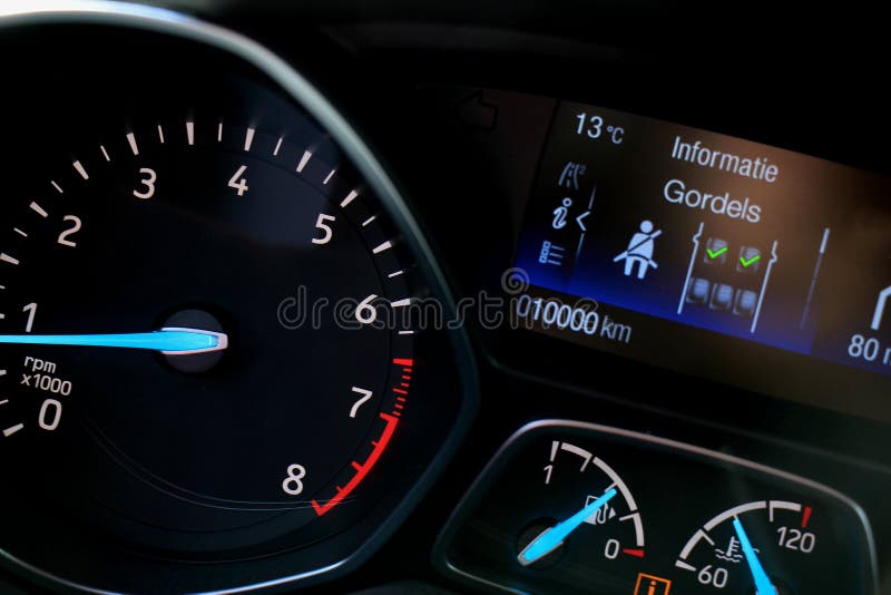 Modern car Dashboard stock image. Image of auto, vehicle - 114375521