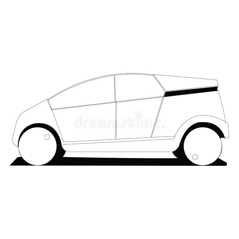 Modern car design stock illustration. Illustration of beautiful - 22881021