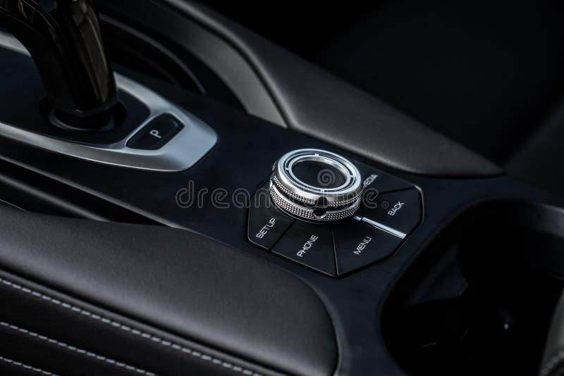 Modern Car Drive Mode Selector. Stock Photo - Image of electric ...
