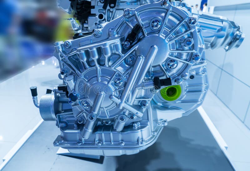 Modern car engine stock image. Image of clean, cylinder - 76701265